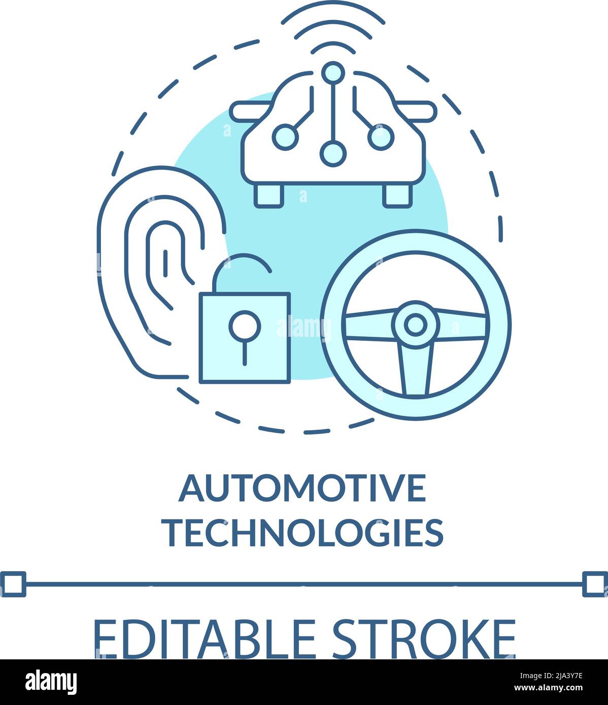 Turquoise blue car Stock Vector Images - Alamy