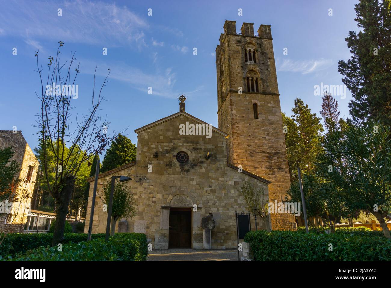 Roccavivara, Molise. Sanctuary of the Madonna di Canneto Stock Photo ...