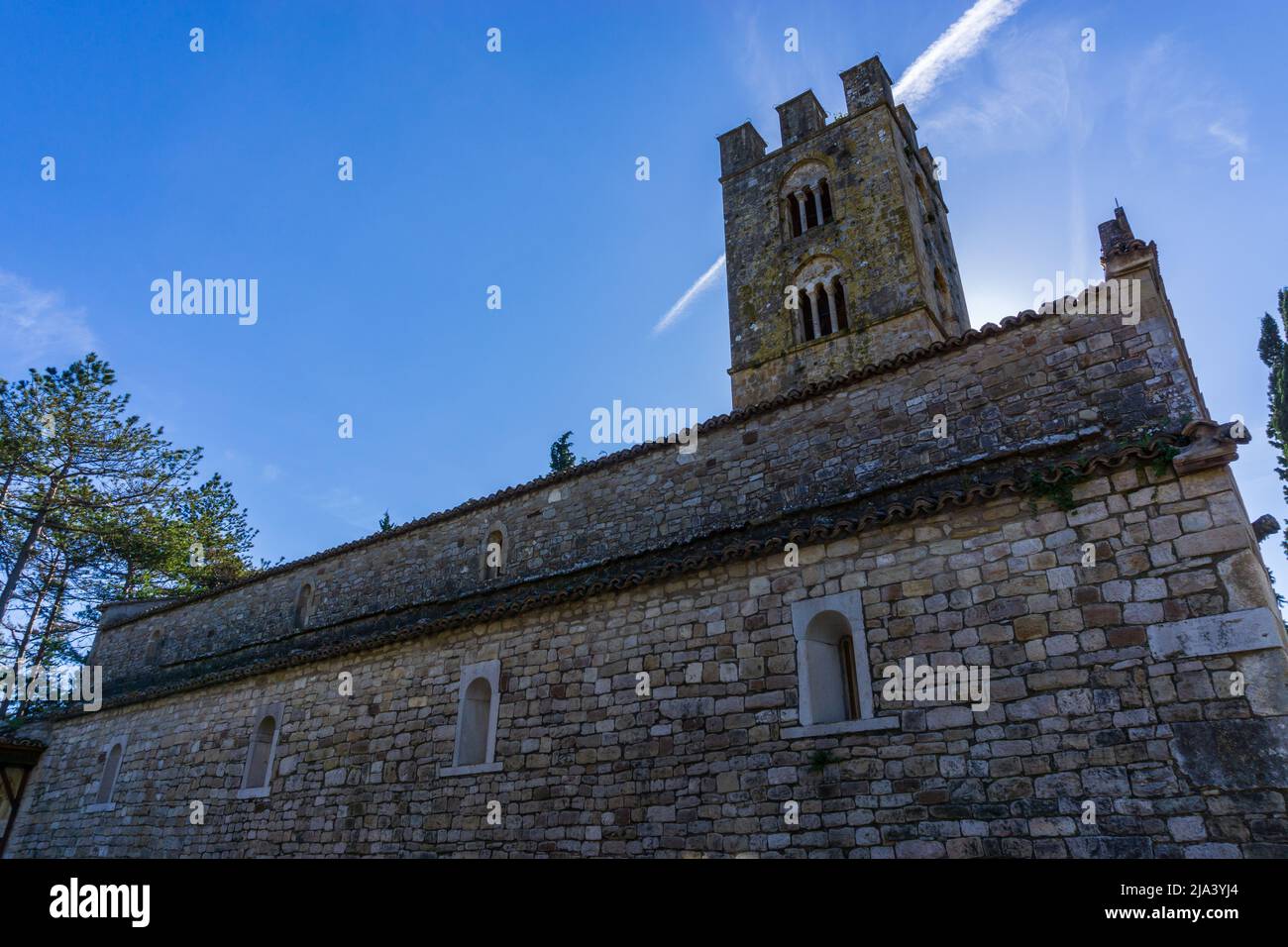 Roccavivara, Molise. Sanctuary of the Madonna di Canneto Stock Photo ...