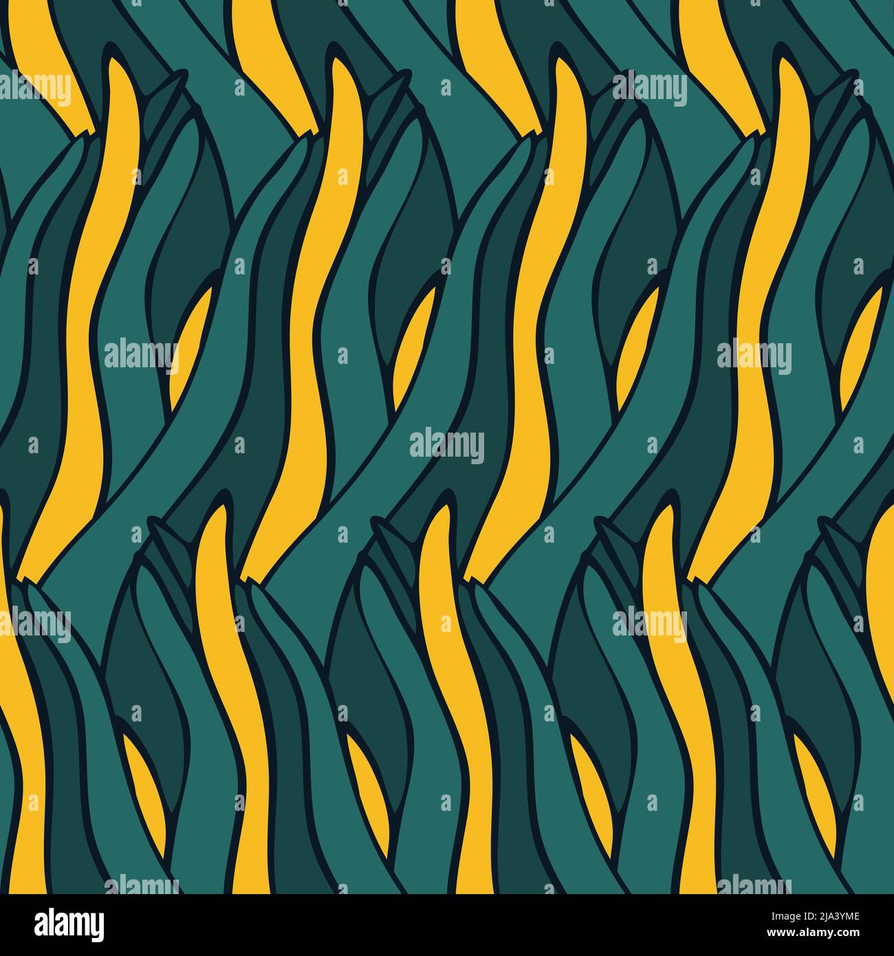 Wavy leaf hi-res stock photography and images - Alamy