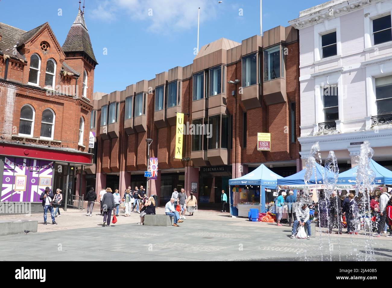 Ipswich, Suffolk, UK - 27 May 2022: Former Debenhams store now empty ...