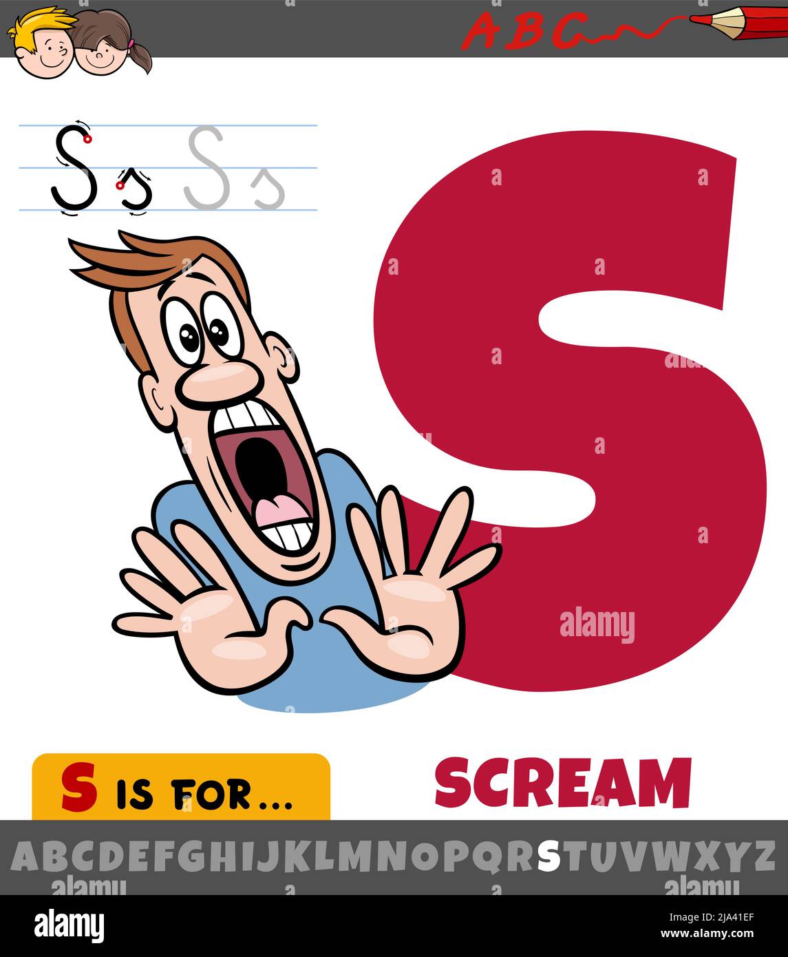 Maze Game Screaming Woman Clipart