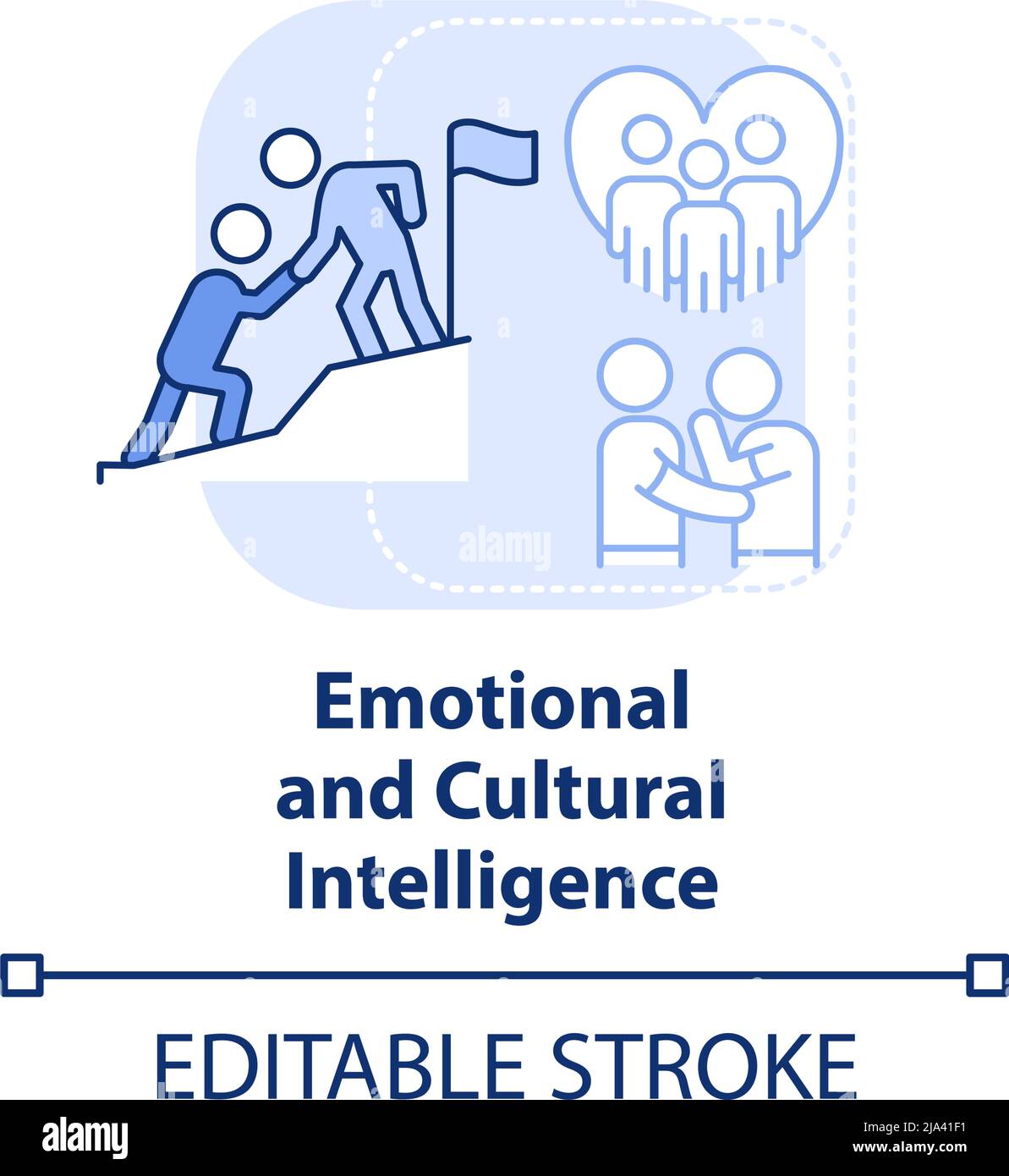 Cultural difference illustration Cut Out Stock Images & Pictures - Alamy