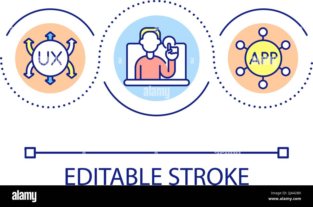 Consumer attraction loop concept icon Stock Vector Image & Art - Alamy