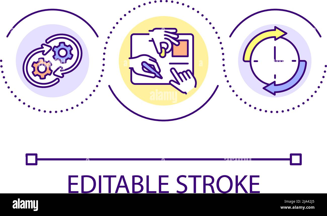 Constants transformation loop concept icon Stock Vector Image & Art - Alamy