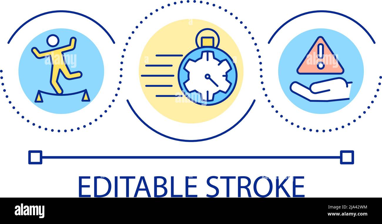 Risk in decision making Stock Vector Images - Alamy