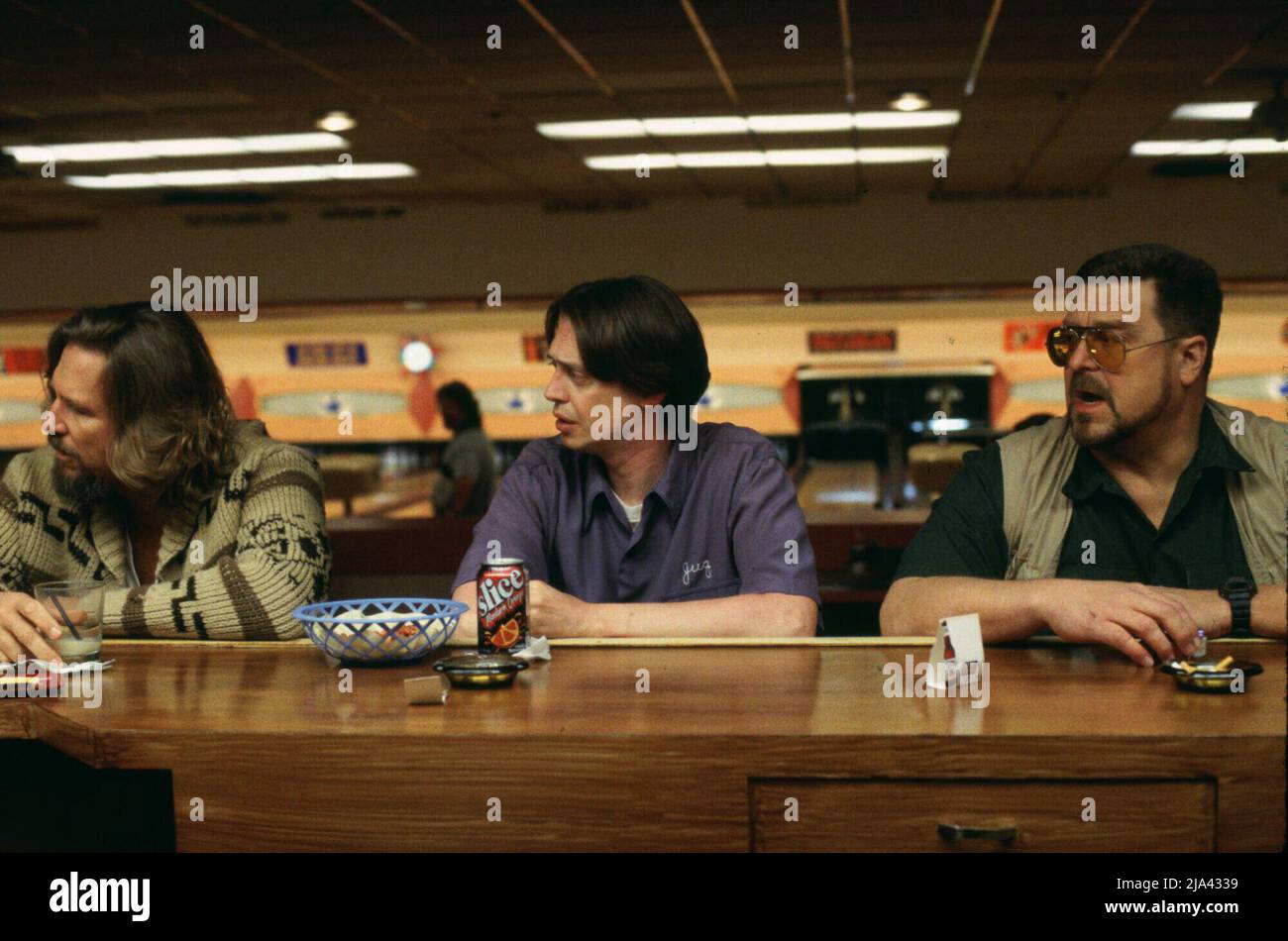 JEFF BRIDGES and STEVE BUSCEMI in THE BIG LEBOWSKI (1998), directed by ...