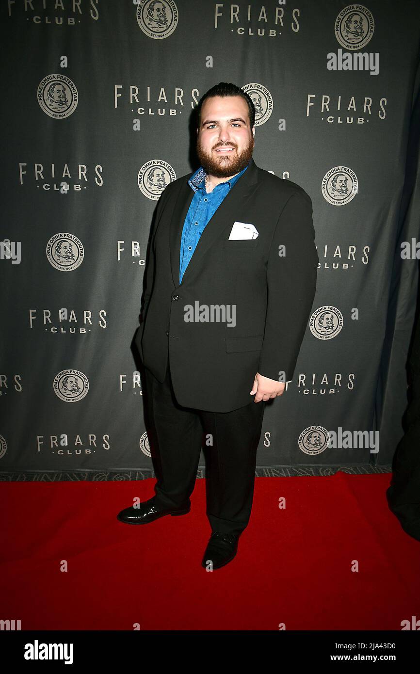 singer from America's Got Talent Sal Valentinitti attends The Friars ...