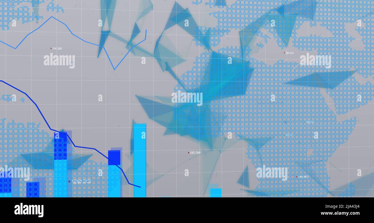 Abstract blue background graph High Resolution Stock Photography and ...