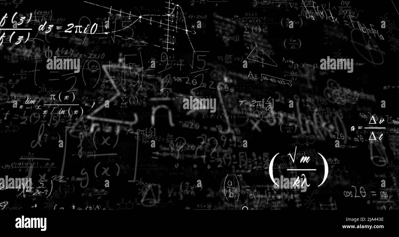 Digital equation network Black and White Stock Photos & Images - Alamy