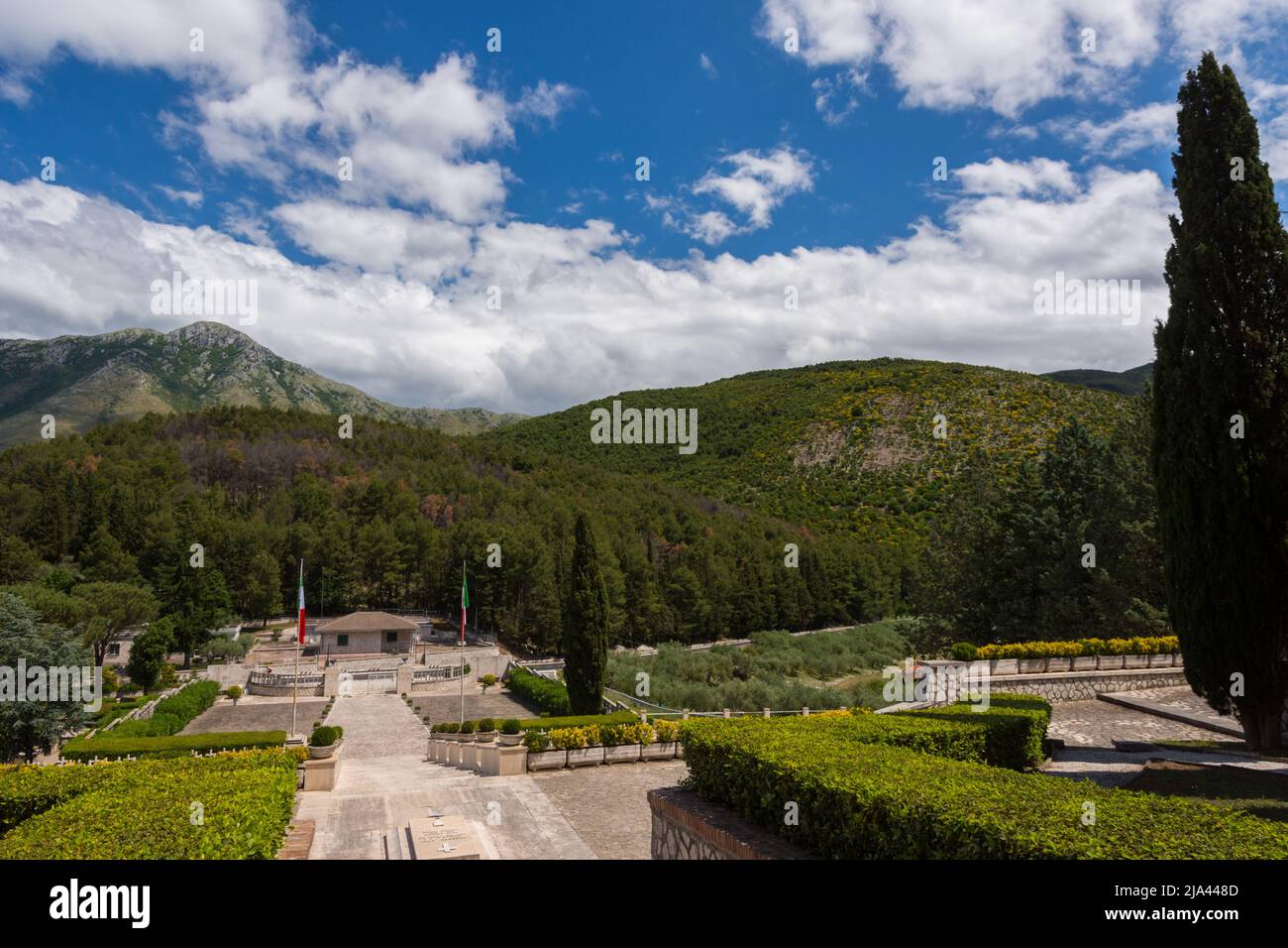 Sacrario Militare di Mignano Montelungo Stock Photo - Alamy
