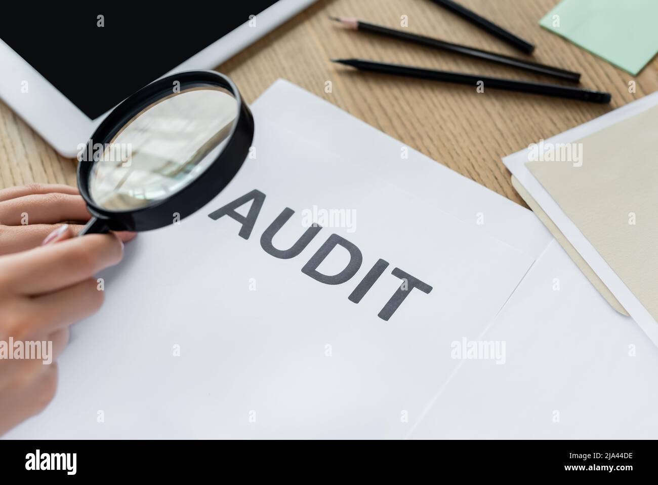 Audit officer hi-res stock photography and images - Alamy