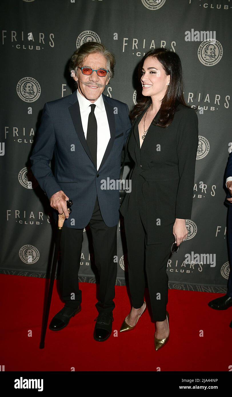 Geraldo Rivera and wife Erica Rivera attend The Friars Club Honors ...