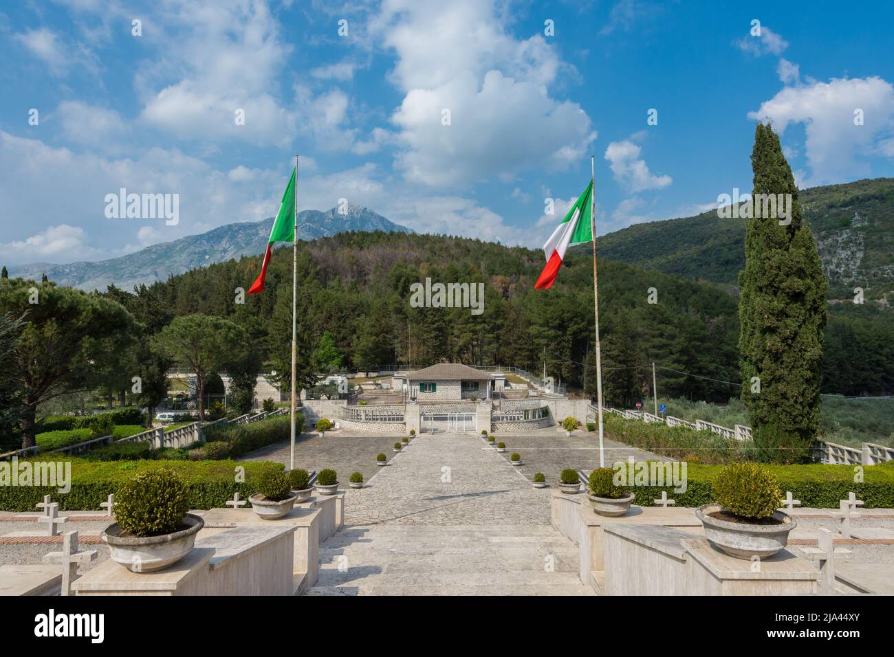 Sacrario Militare di Mignano Montelungo Stock Photo - Alamy