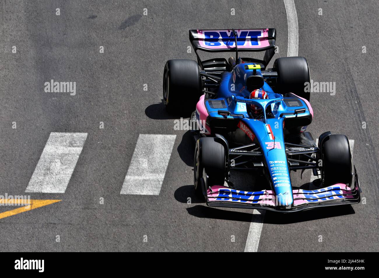 Esteban Ocon (FRA) Alpine F1 Team A522. 27.05.2022. Formula 1 World Championship, Rd 7, Monaco ...
