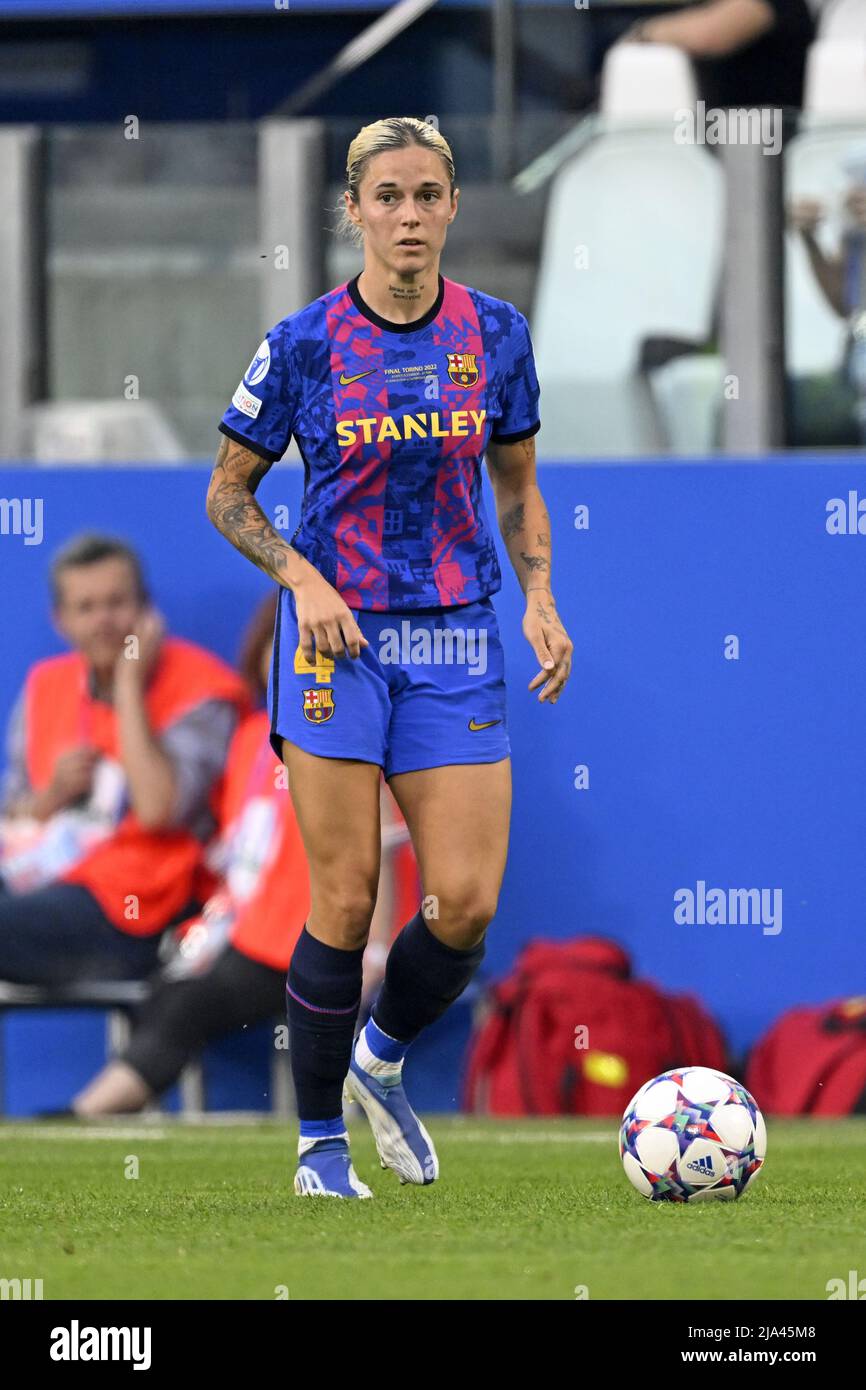 TURIN - Maria Pilar Leon of FC Barcelona women during the UEFA Women's ...