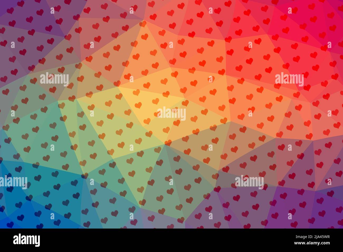 Abstract multi colored polygon, Geometric Pattern Stock Photo - Alamy