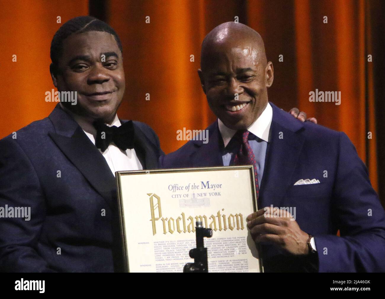 New York, NY, USA. 26th May, 2022. Tracy Morgan and Eric Adams at the ...