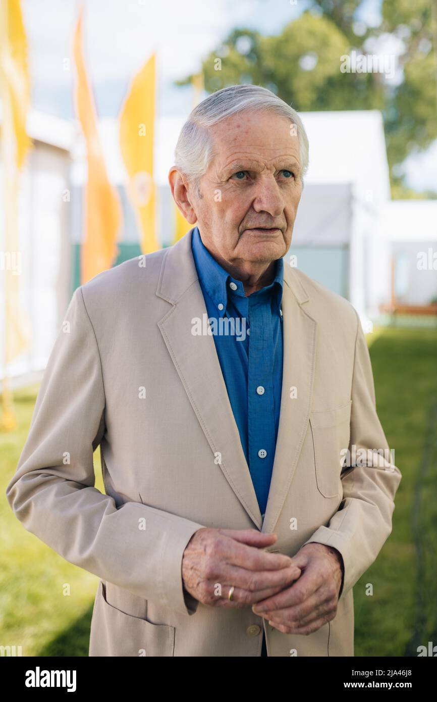 Hay-on-Wye, Wales, UK. 27th May, 2022. Norman Scott Portrait at Hay ...