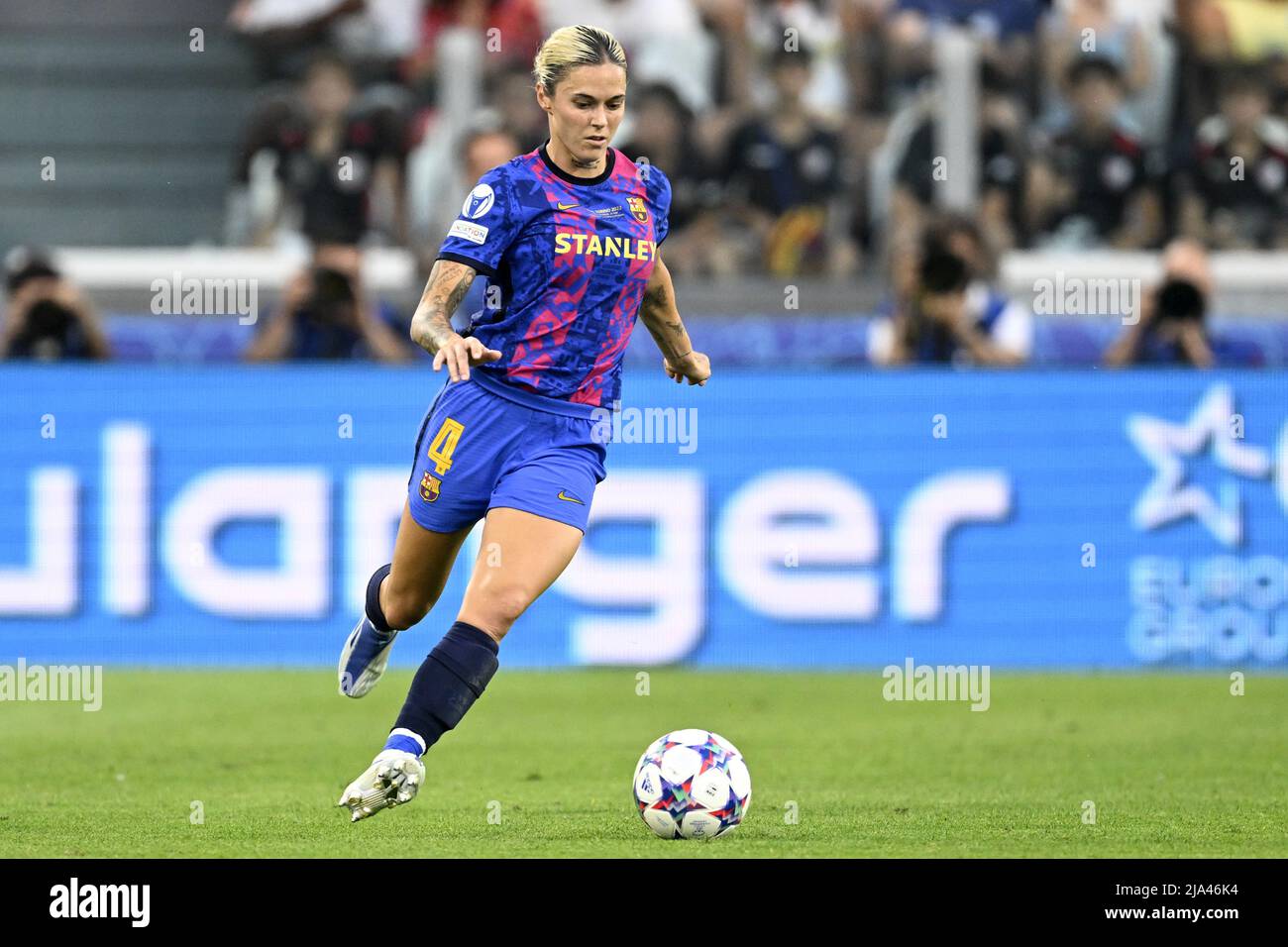 TURIN - Maria Pilar Leon of FC Barcelona women during the UEFA Women's ...
