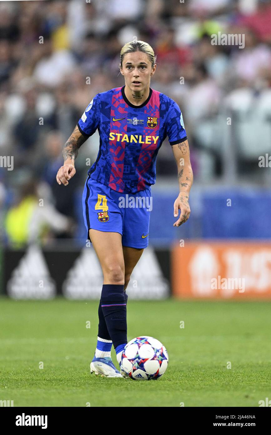 TURIN - Maria Pilar Leon of FC Barcelona women during the UEFA Women's ...