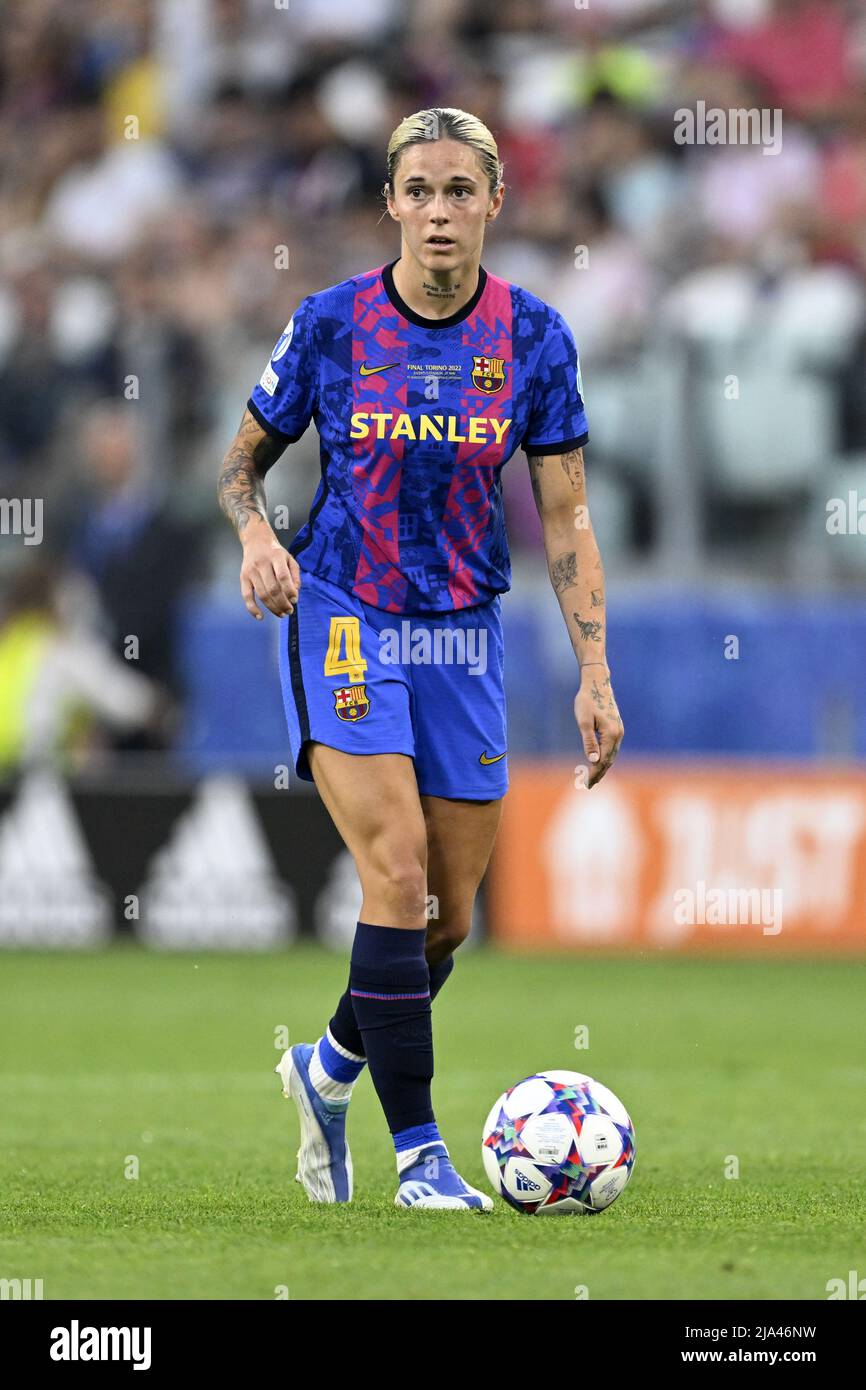 TURIN - Maria Pilar Leon of FC Barcelona women during the UEFA Women's ...