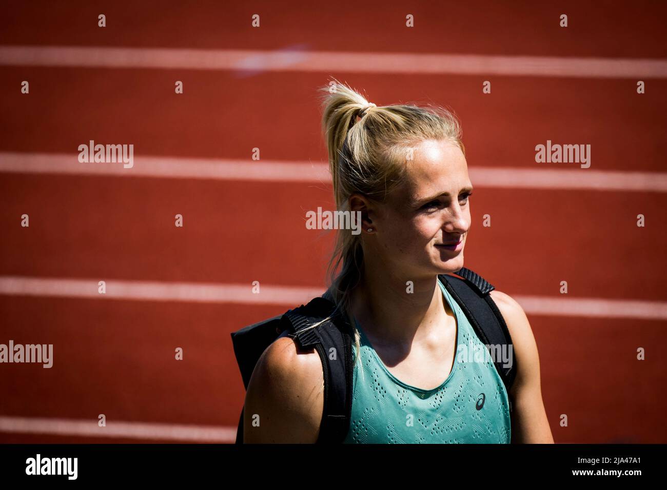Dutch Anouk Vetter pictured during preparations ahead of the men's ...