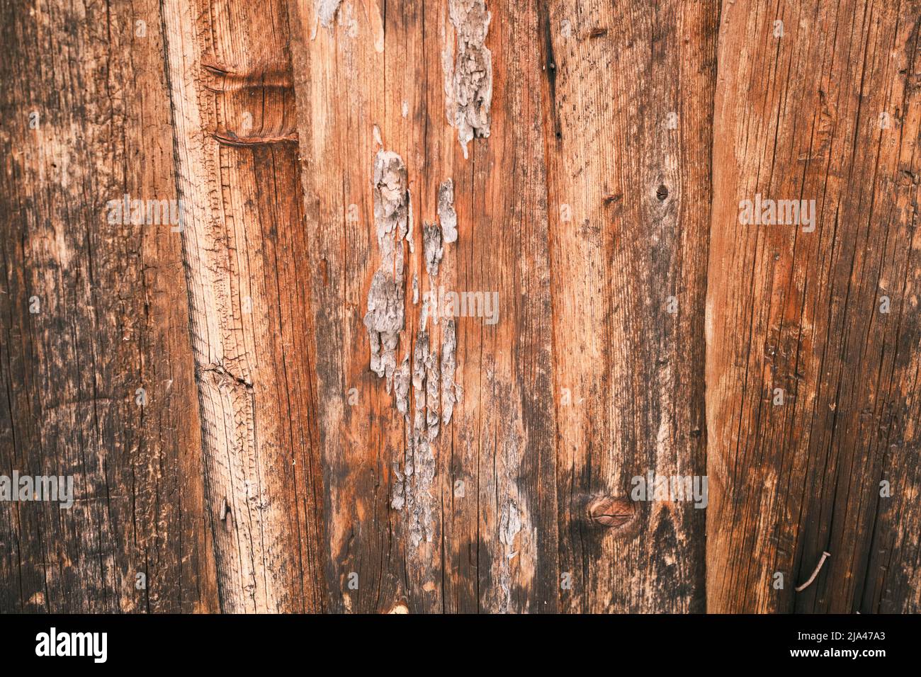 Old rustic wooden planks wall Stock Photo - Alamy