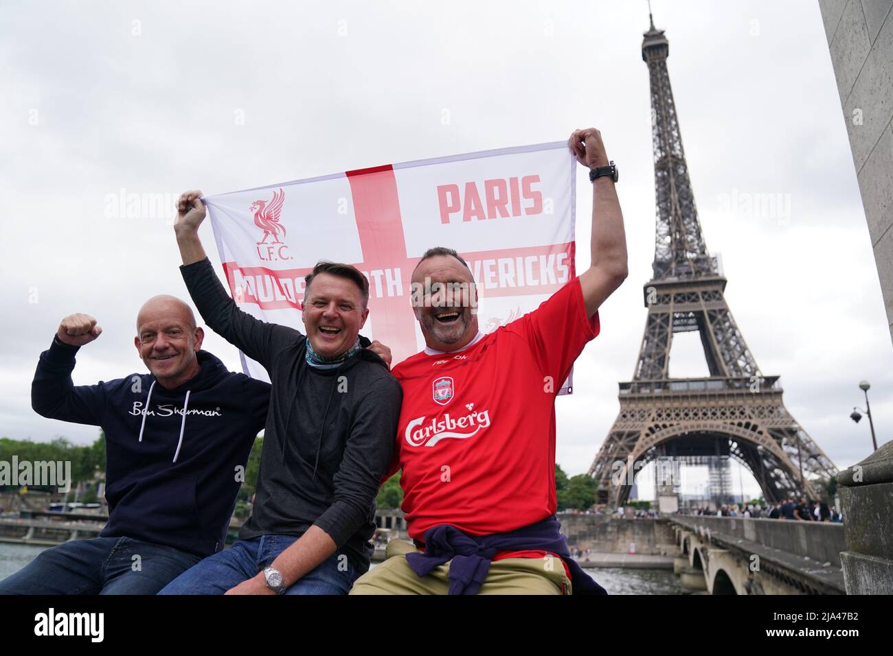 Liverpool fans in Paris ahead of Saturday's UEFA Champions League Final ...
