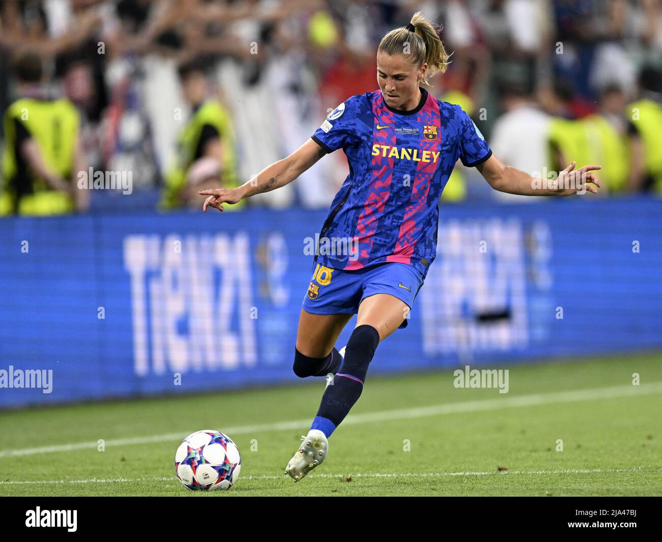 TURIN - Ana Maria Crnogorcevic of FC Barcelona women during the UEFA ...
