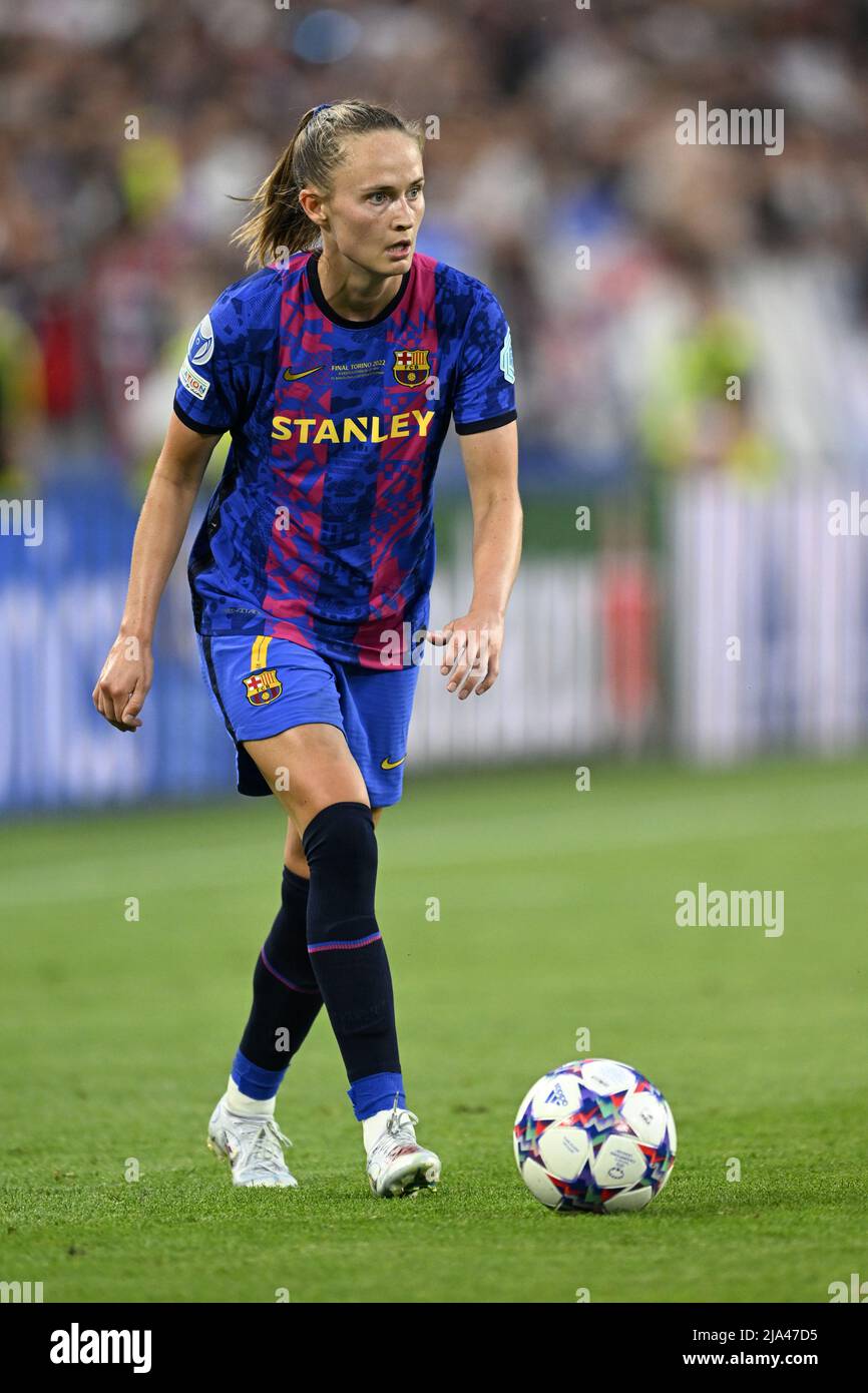 TURIN - Caroline Graham Hansen of FC Barcelona women during the UEFA ...
