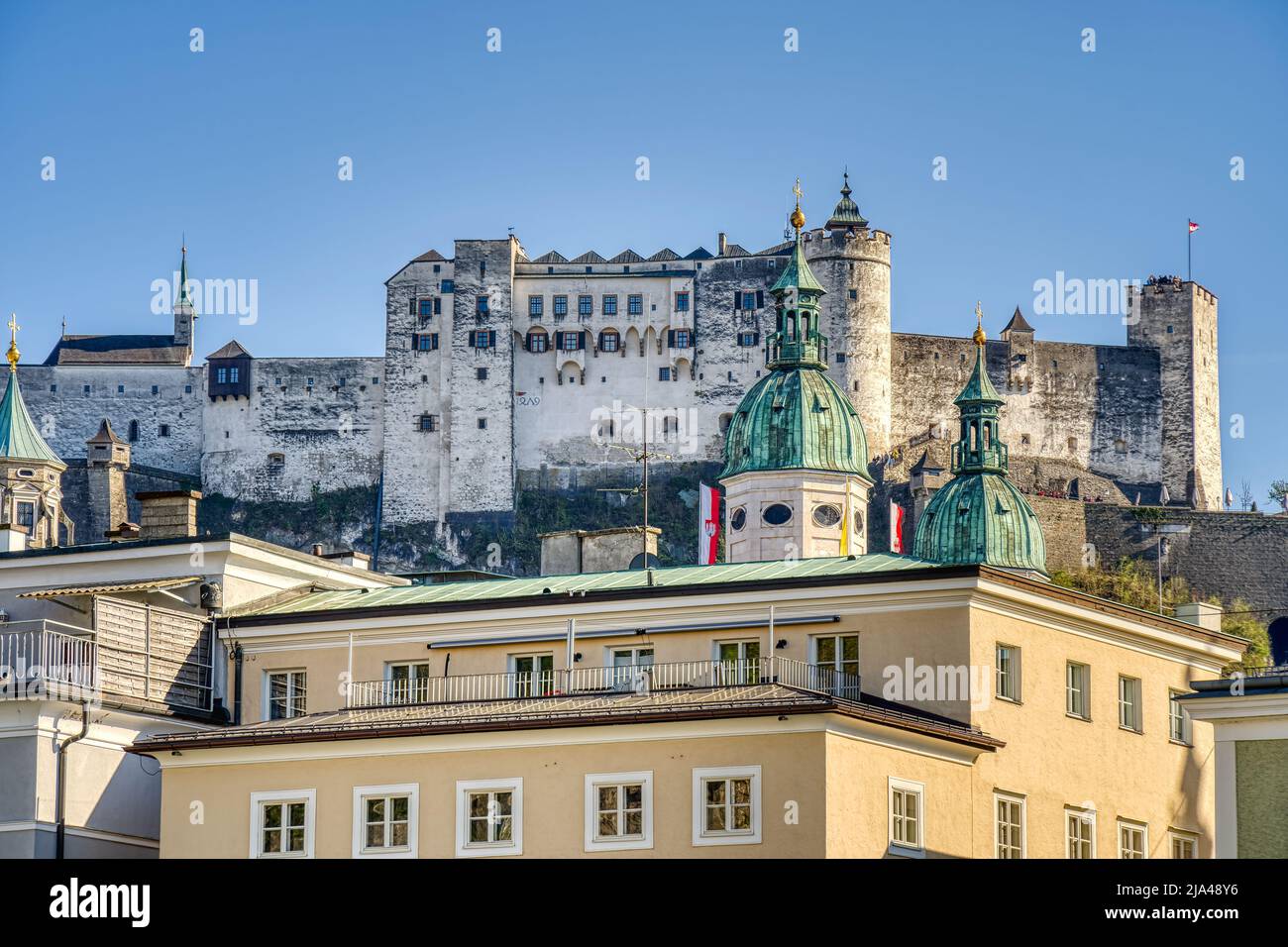 Salzburg city center, HDR Image Stock Photo - Alamy