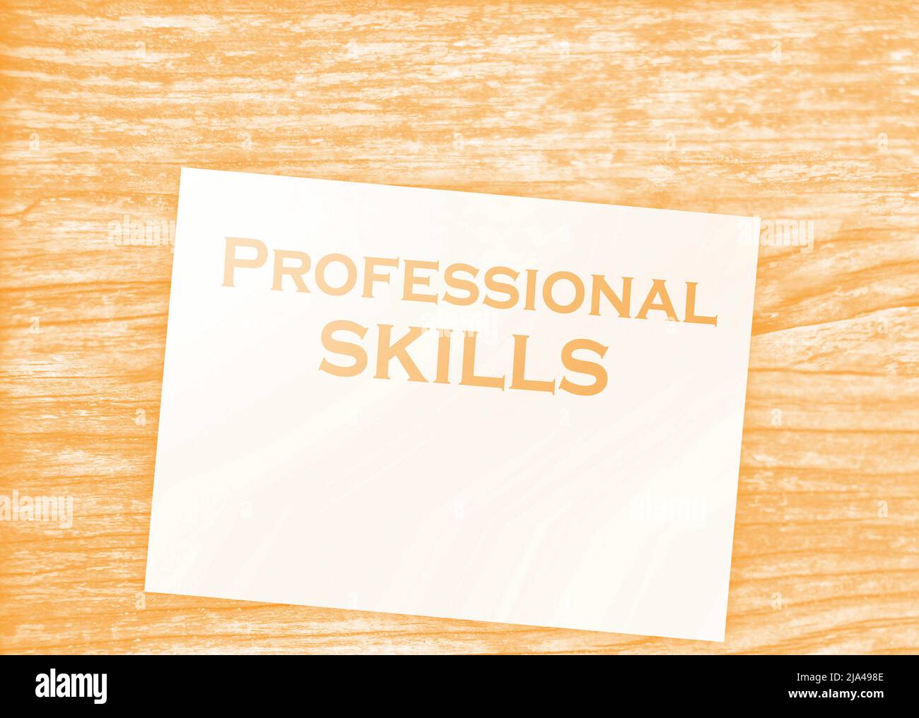 Professional Skills text on page and paper dollar signs around on ...