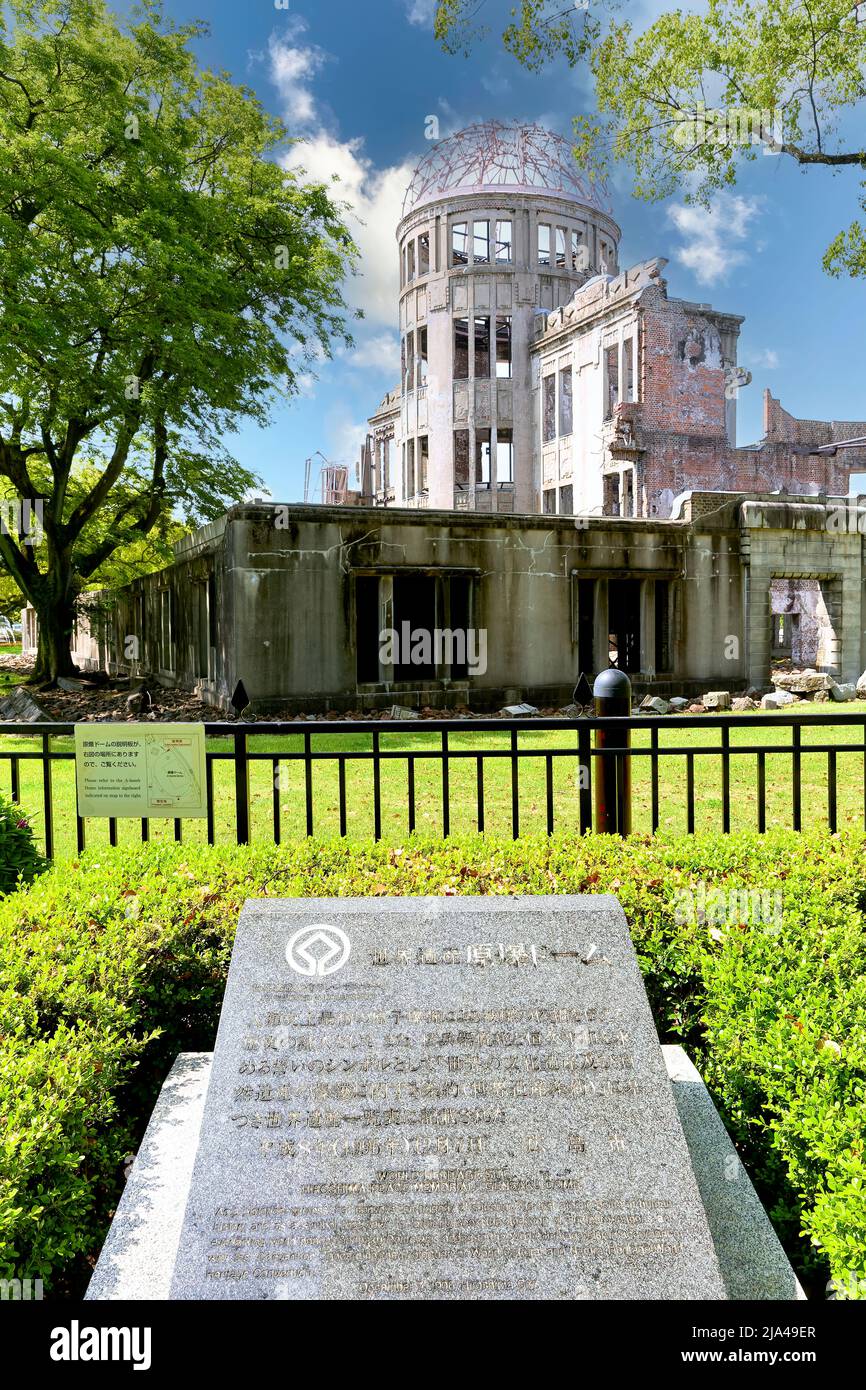Japan. Hiroshima. Peace Memorial Genbaku Dome Stock Photo - Alamy