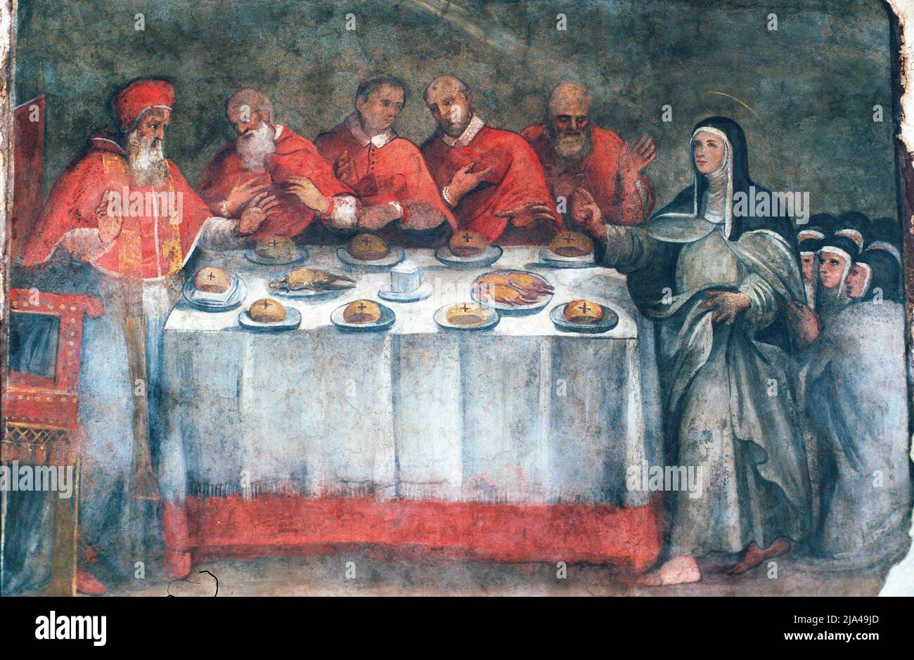 Poor clares fresco hi-res stock photography and images - Alamy