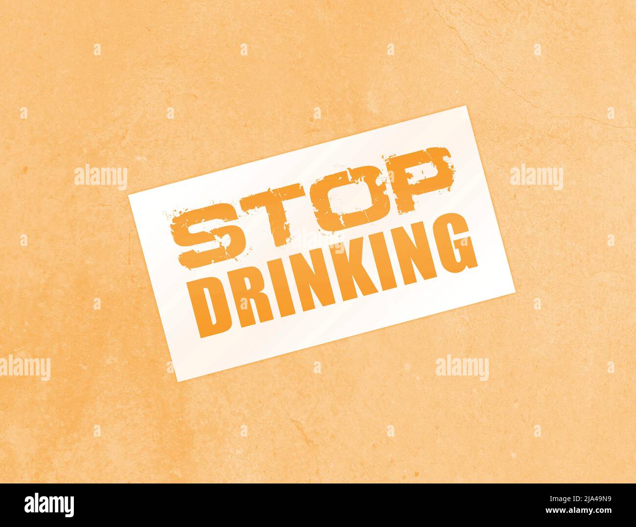 Stop drinking words on card on wooden table. Addictions healthcare ...