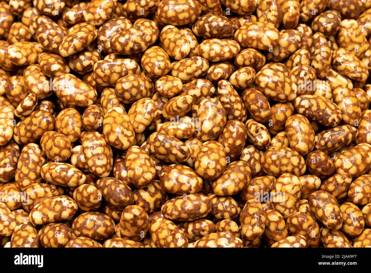 Honey hazelnut dragee. Honey filled dragee. nut dragee. Sweet snack ...