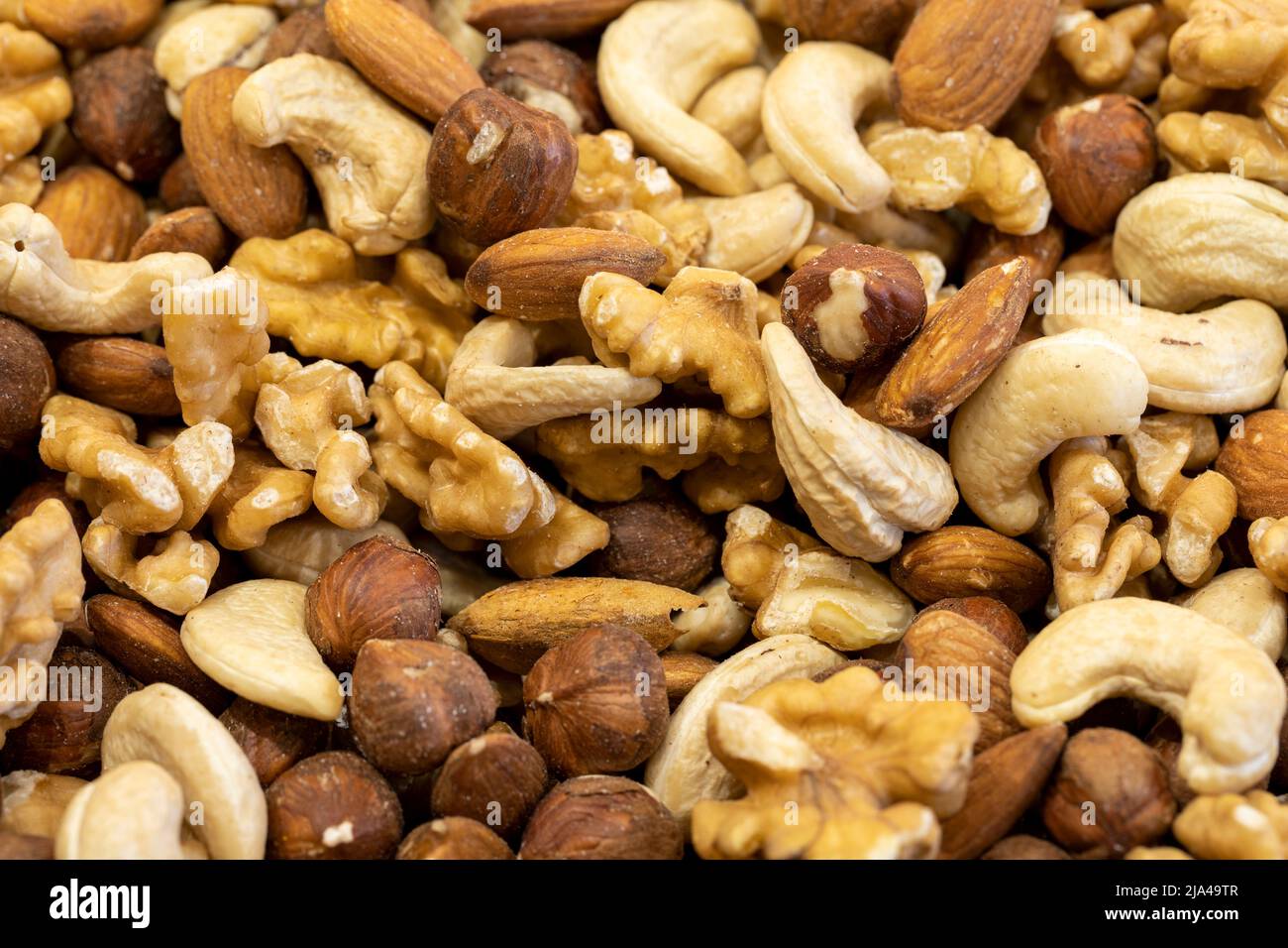 Natural mixed nuts hi-res stock photography and images - Alamy