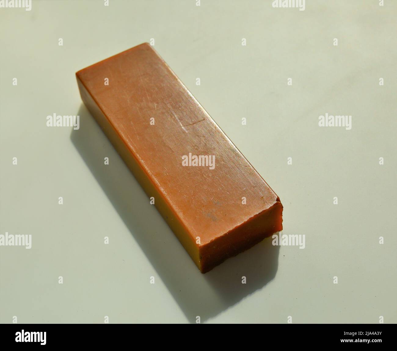 Butterscotch color genuine bakelite block vintage collectable plastic ...