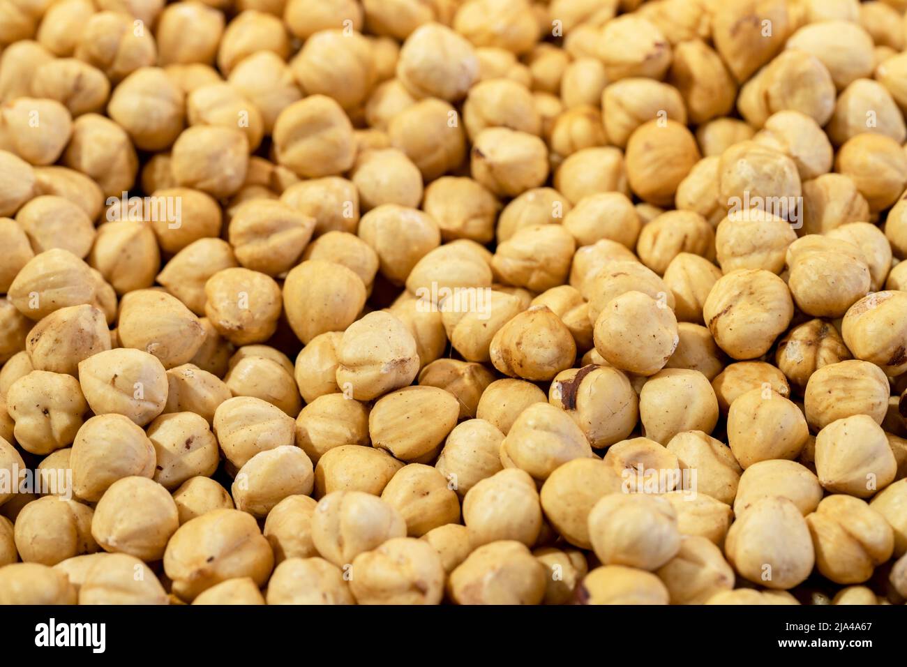 Roasted Hazelnut Nuts. Organic healthy food. Close-up Stock Photo - Alamy