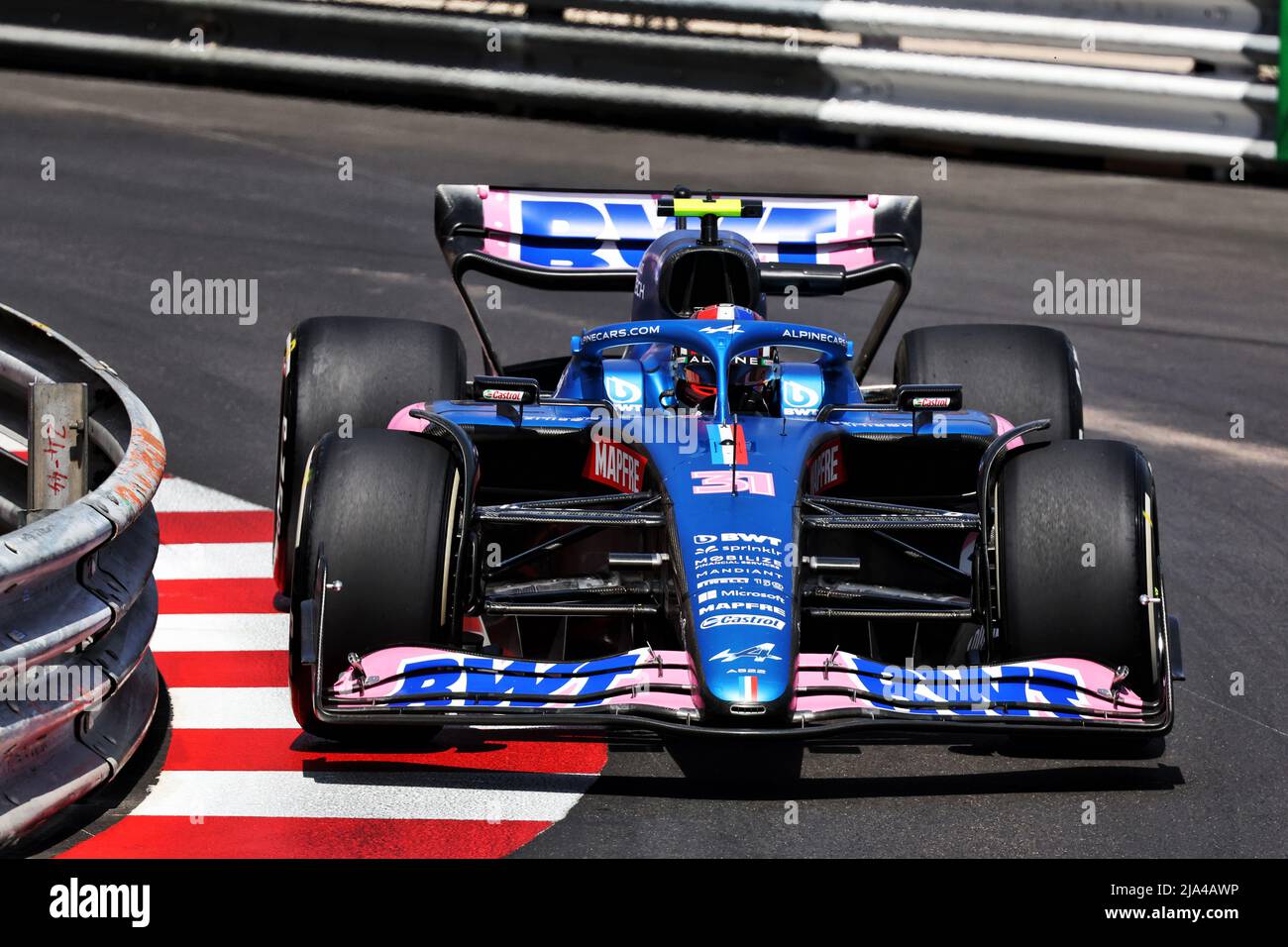 Esteban Ocon (FRA) Alpine F1 Team A522. 27.05.2022. Formula 1 World Championship, Rd 7, Monaco ...