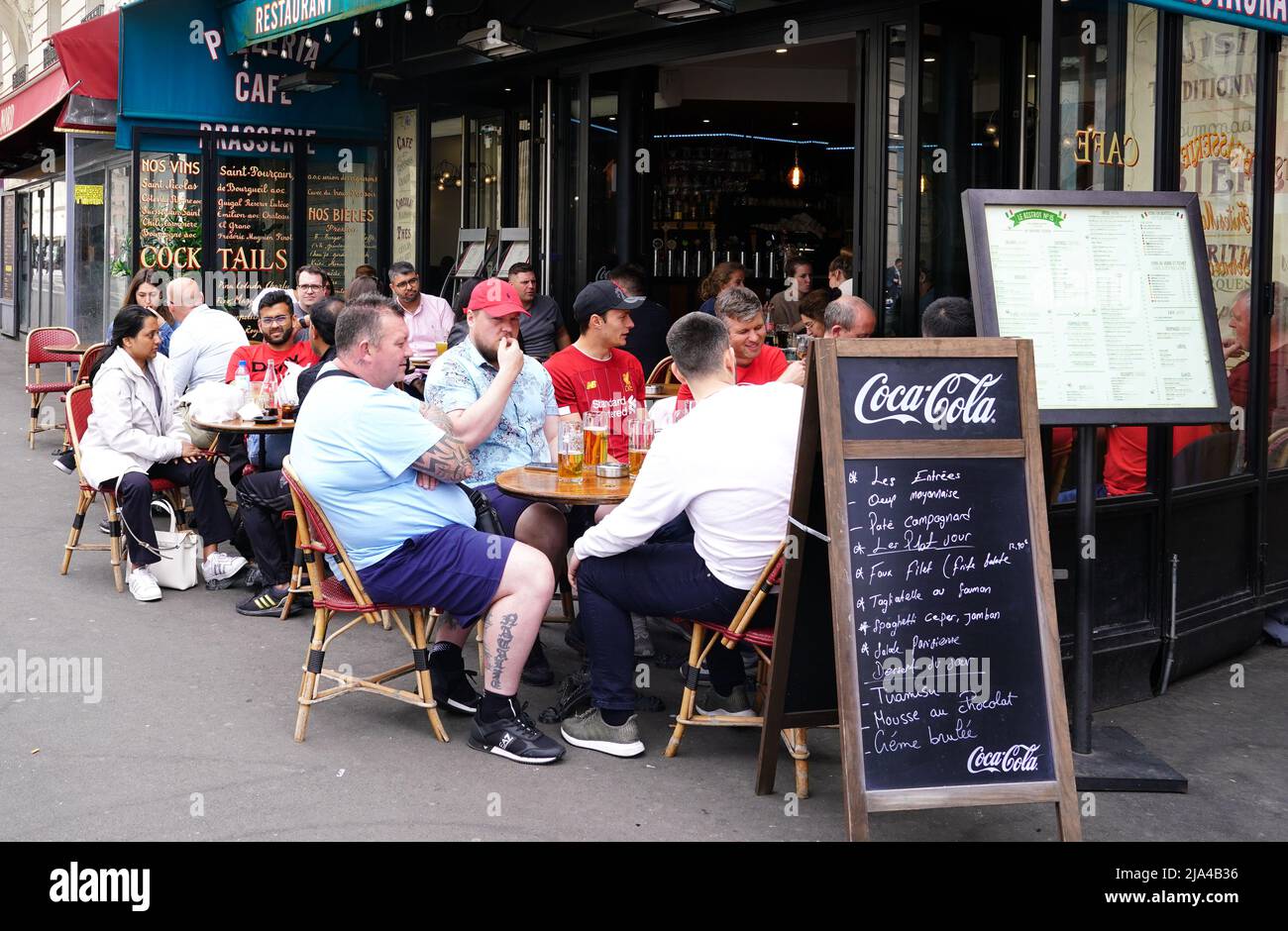 Liverpool fans in Paris ahead of Saturday's UEFA Champions League Final ...