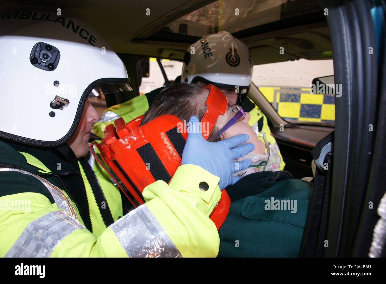 Paramedic ambulance patient hi-res stock photography and images - Alamy