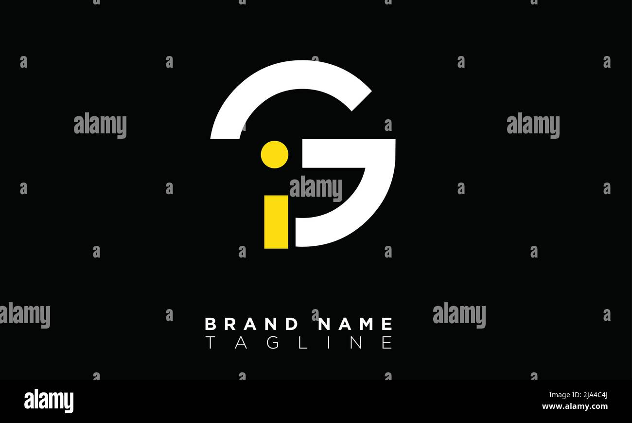 IG Alphabet letters Initials Monogram logo Stock Vector Image & Art - Alamy