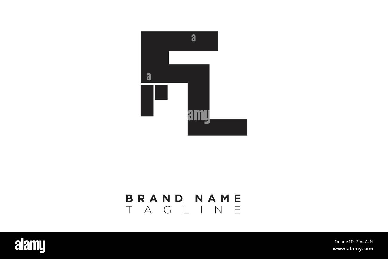 FL Alphabet letters Initials Monogram logo Stock Vector Image & Art - Alamy