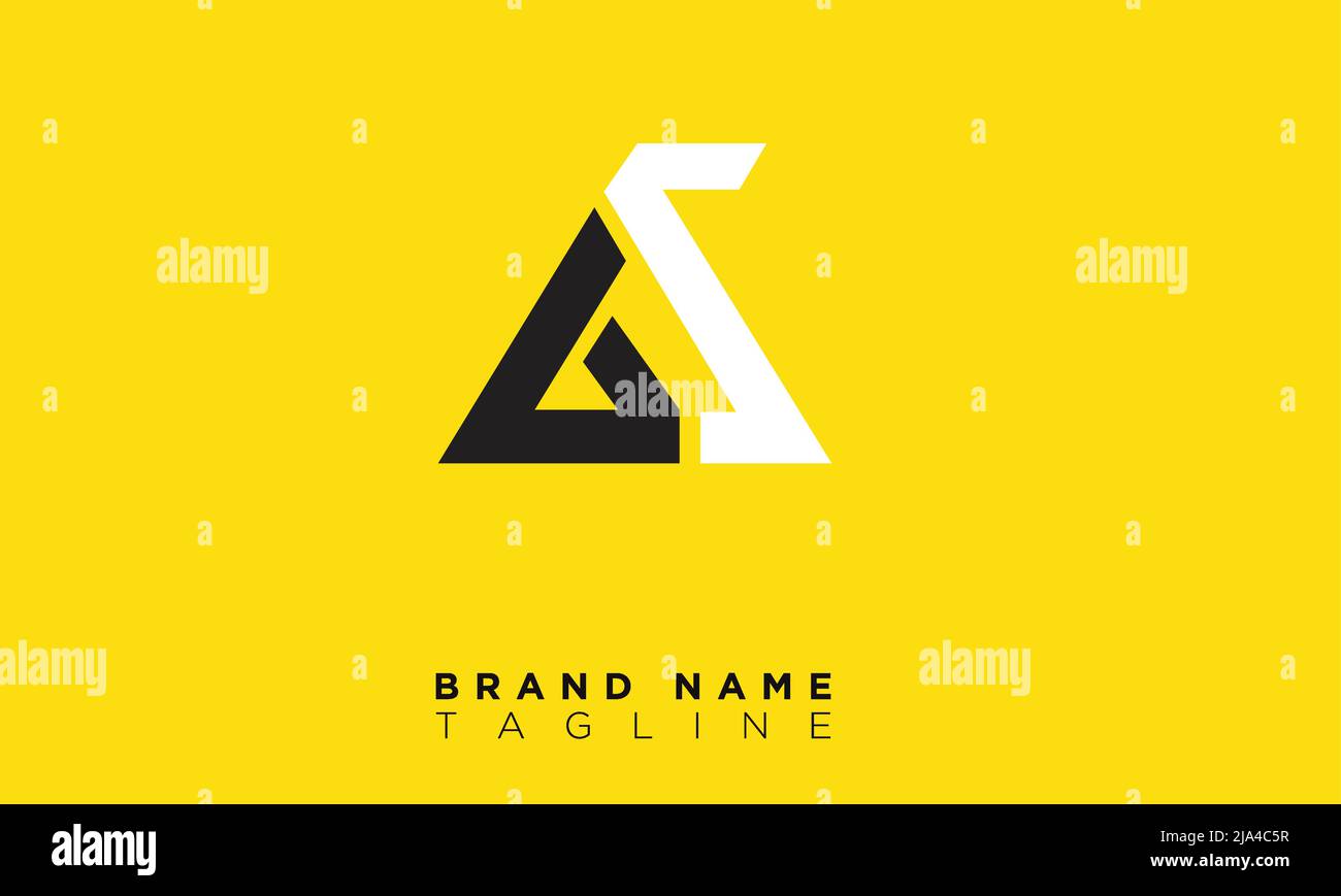 GS Alphabet letters Initials Monogram logo Stock Vector Image & Art - Alamy