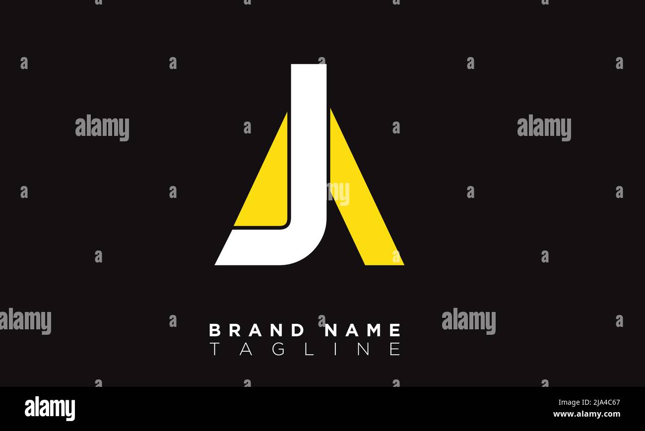 JA Alphabet letters Initials Monogram logo Stock Vector Image & Art - Alamy