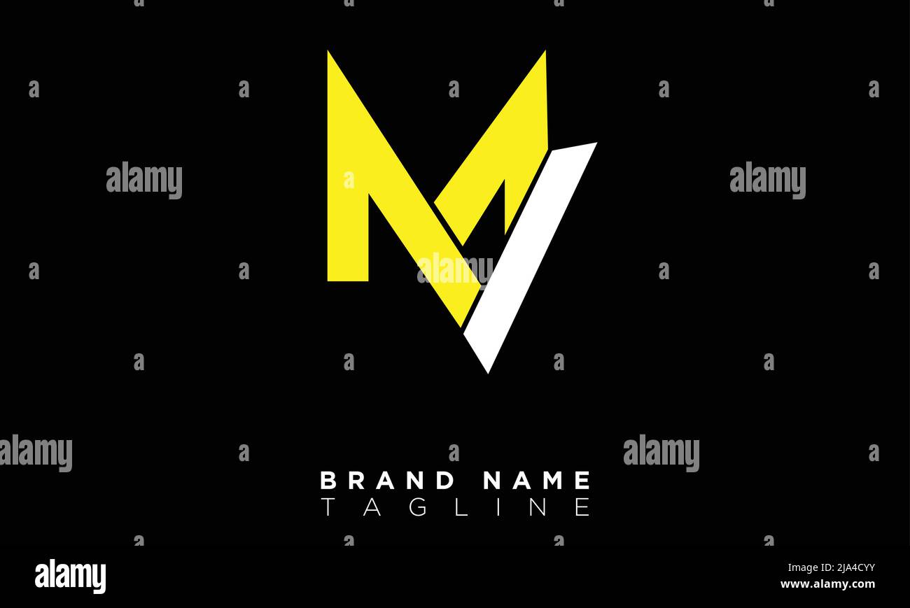 MV Alphabet letters Initials Monogram logo Stock Vector Image & Art - Alamy