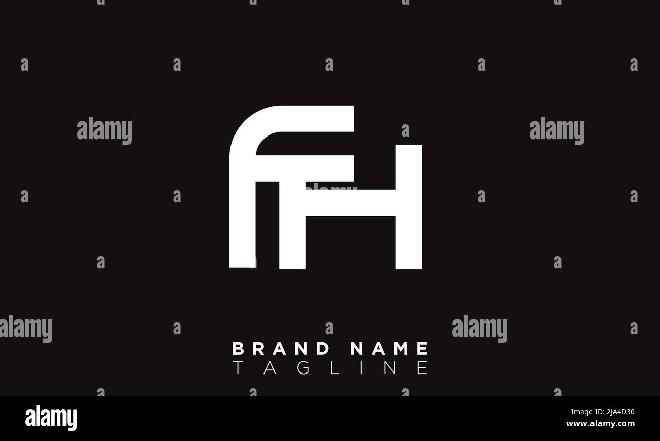 FH Alphabet letters Initials Monogram logo Stock Vector Image & Art - Alamy