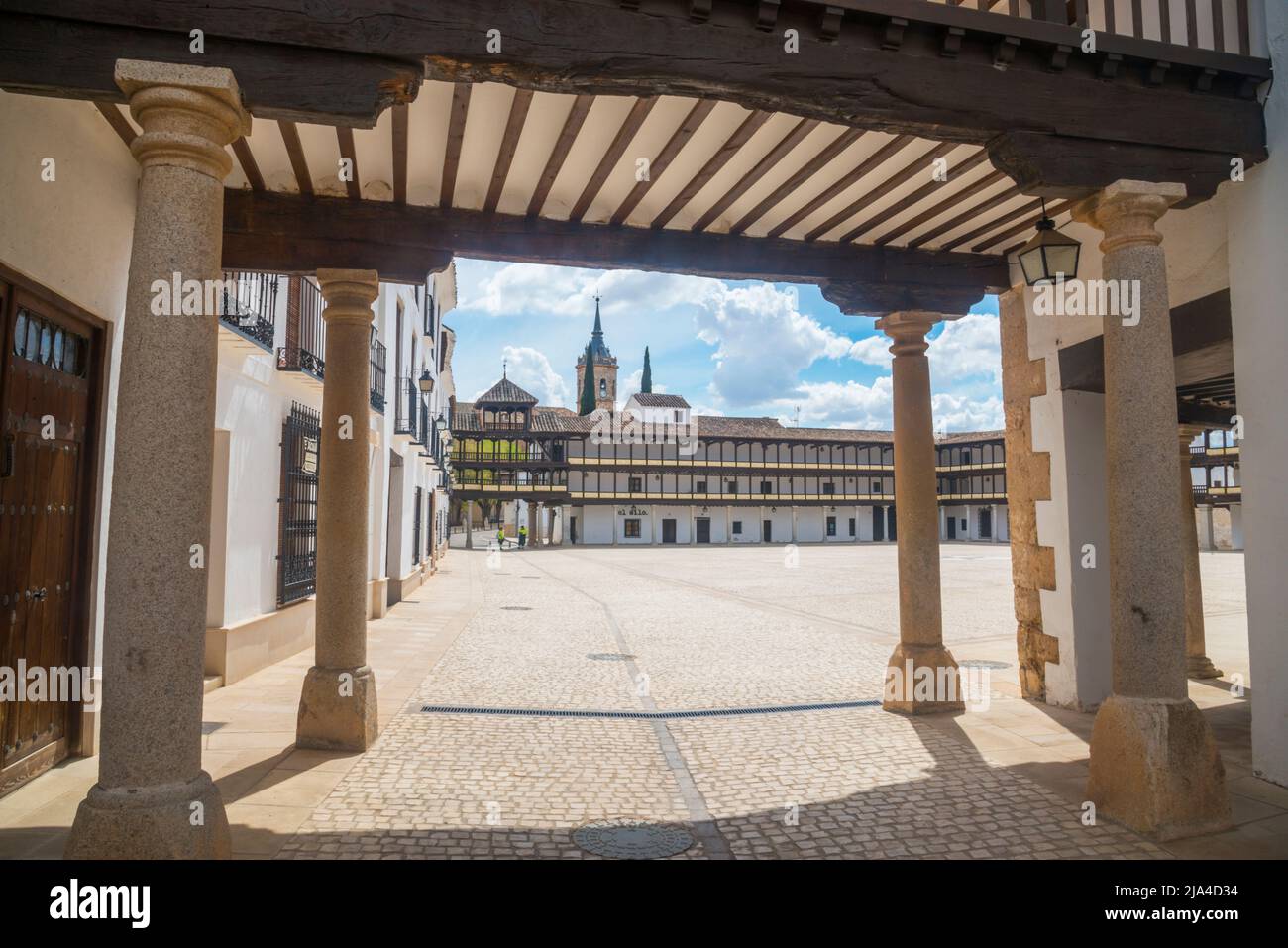 Plaza Mayor. Tembleque, Toledo province, Castilla La Mancha, Spain ...